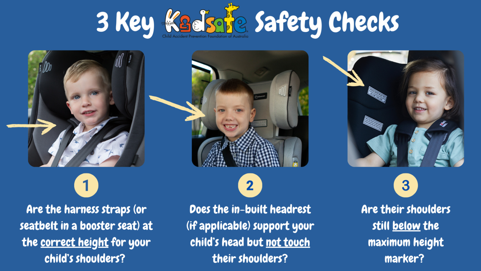 How do I know when it is safe for my child to move to the next stage of ...