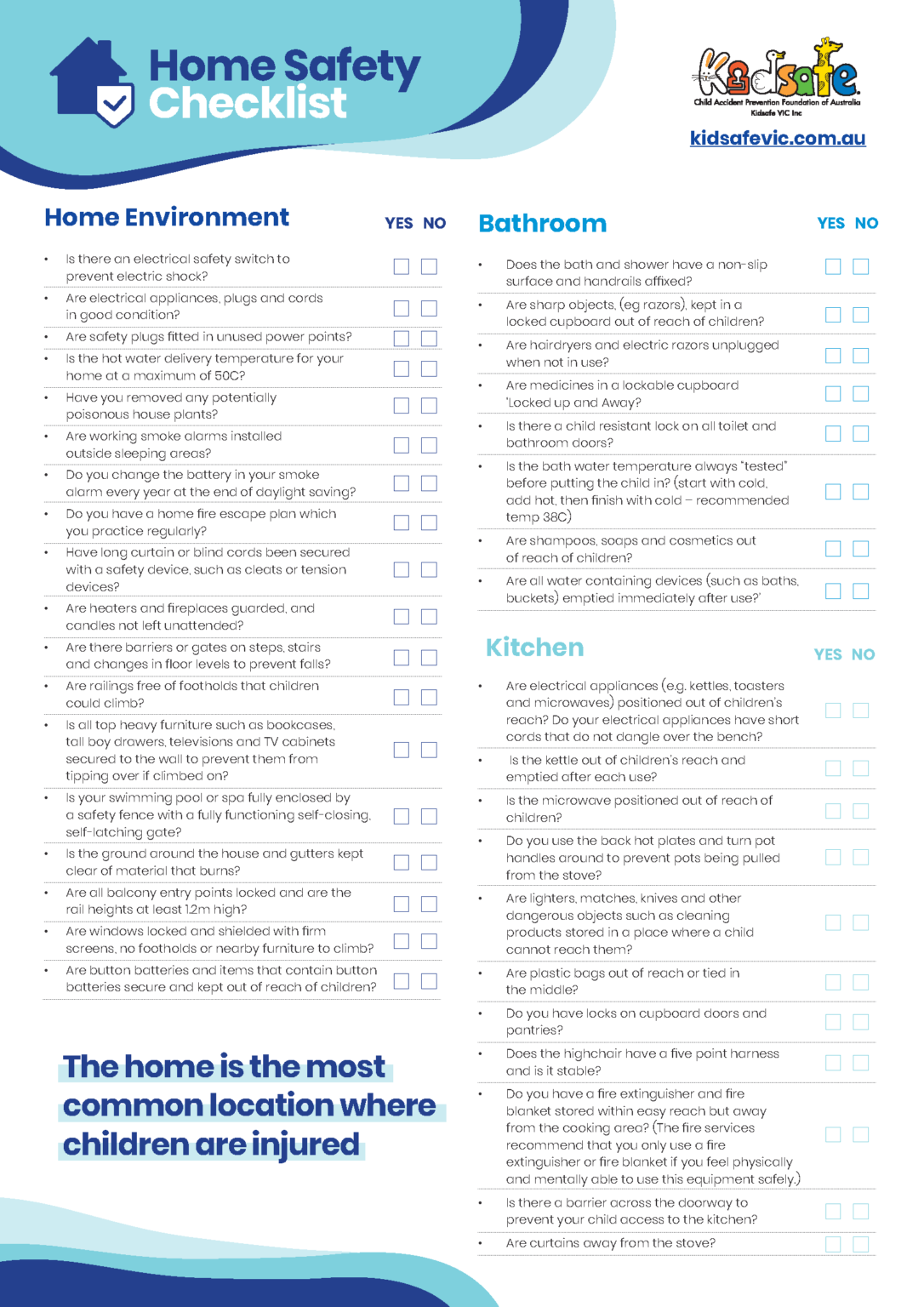 Home Safety - Kidsafe VIC